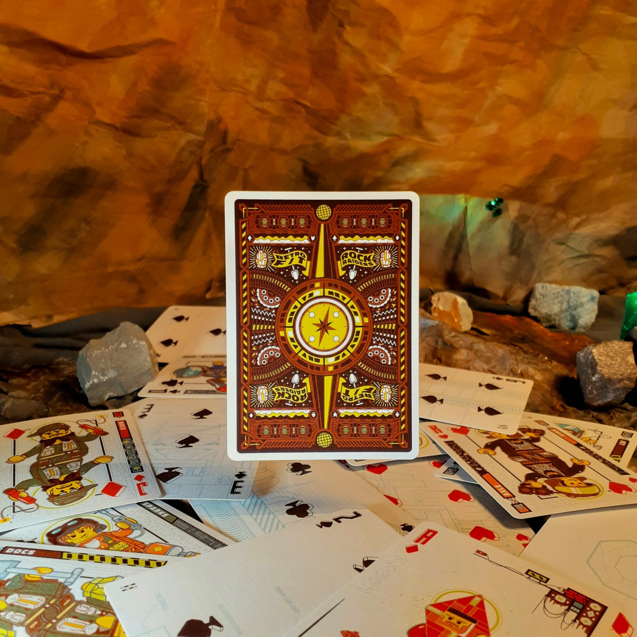 Rock Raiders Poker Deck - R e t r o f i t Playing Cards