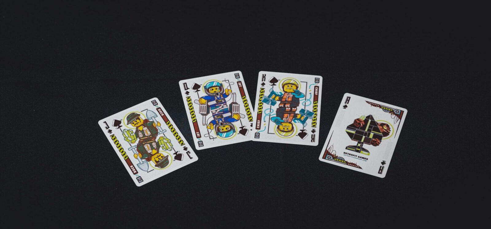 Rock Raiders Poker Deck - R e t r o f i t Playing Cards